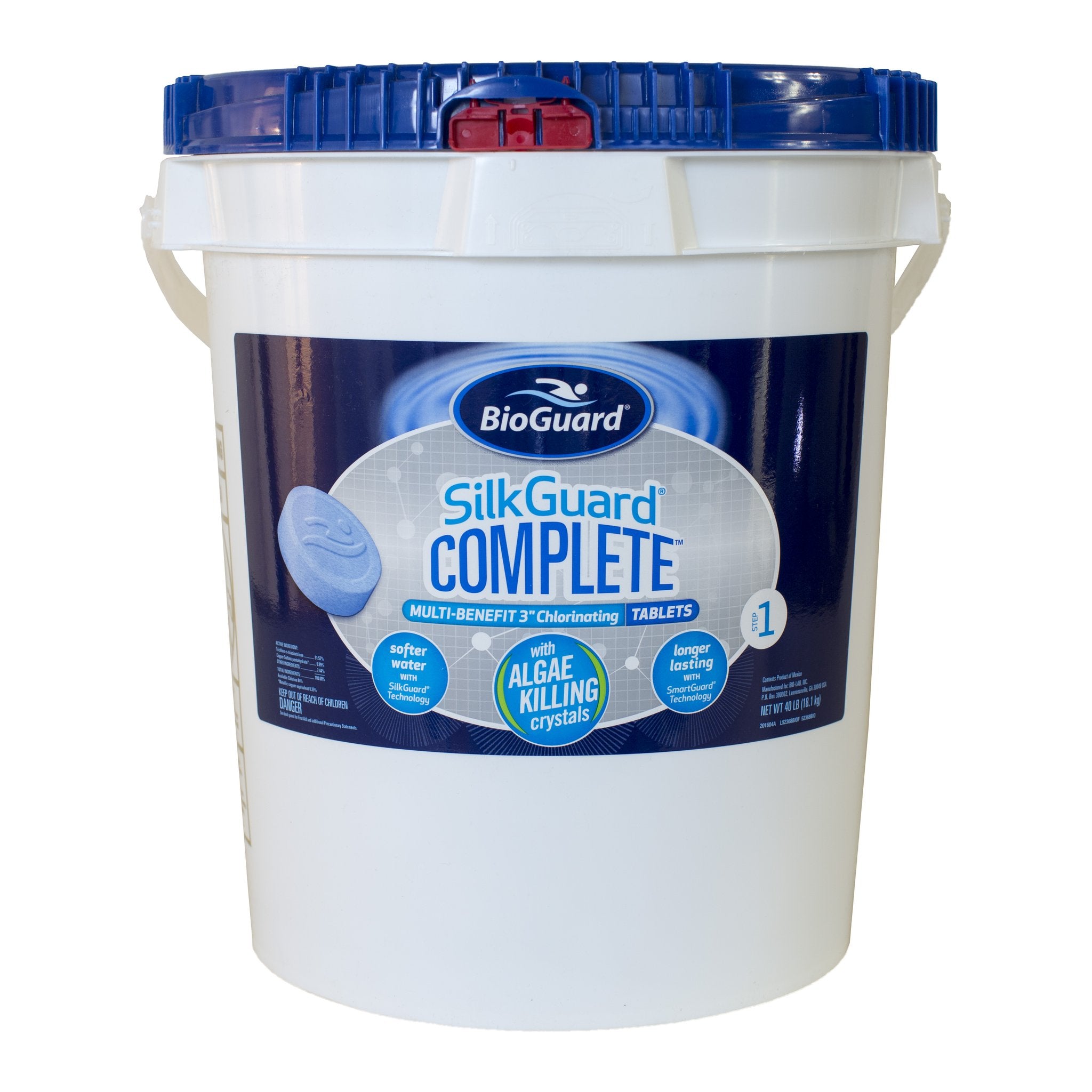BioGuard SilkGuard Complete 3" Chlorinating Tabs (40 lb) | Softens ...