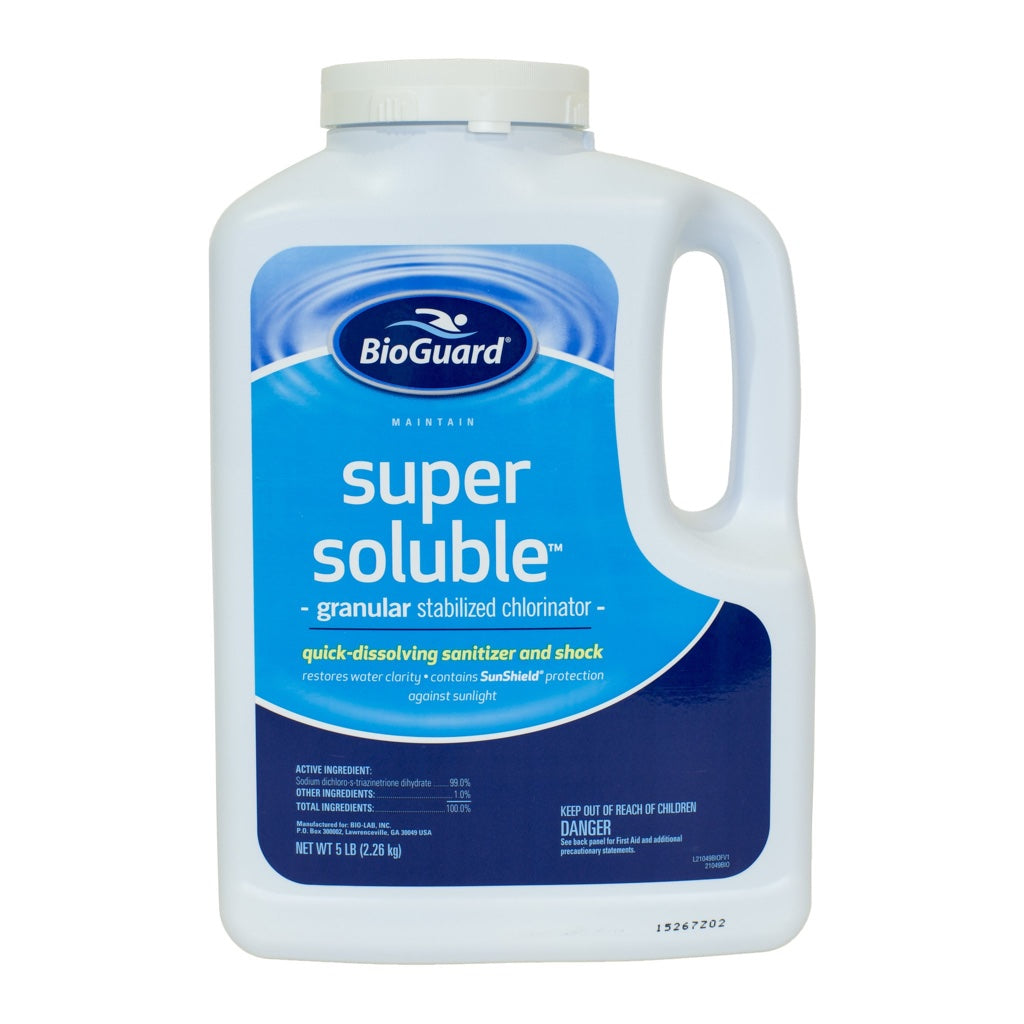 BioGuard Super Soluble Granular Pool Chlorine (5 lb) | 97% Active ...